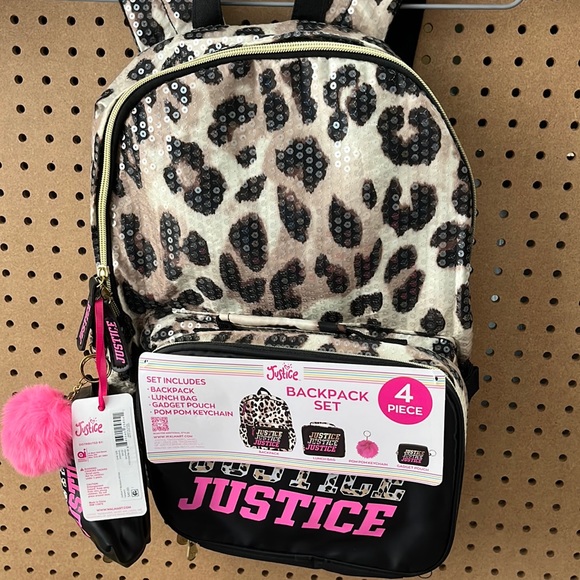 Justice | Accessories | Nwt Justice 4 Piece Backpack Set | Poshmark